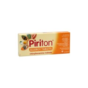 Piriton 4mg Tablets (30 tabs) – bergins.pharmacy